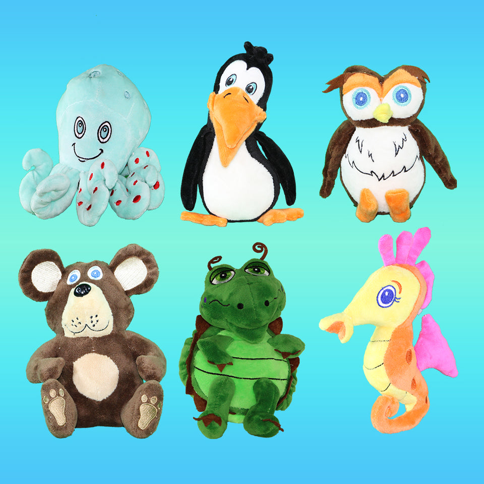AIM Explorer Plush Characters – Emergent Learning Press